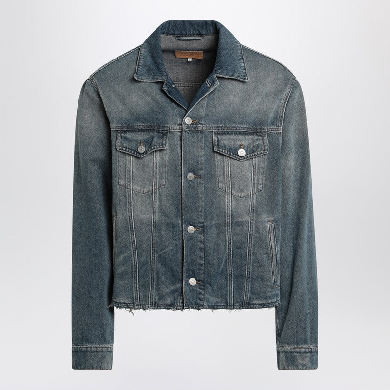 MM6 MAISON MARGIELA Faded Grey/blue Jacket In Denim